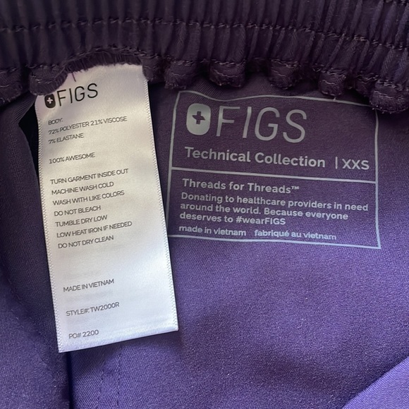 Figs | Tops | Figs Scrub Set Purple Shadow | Poshmark